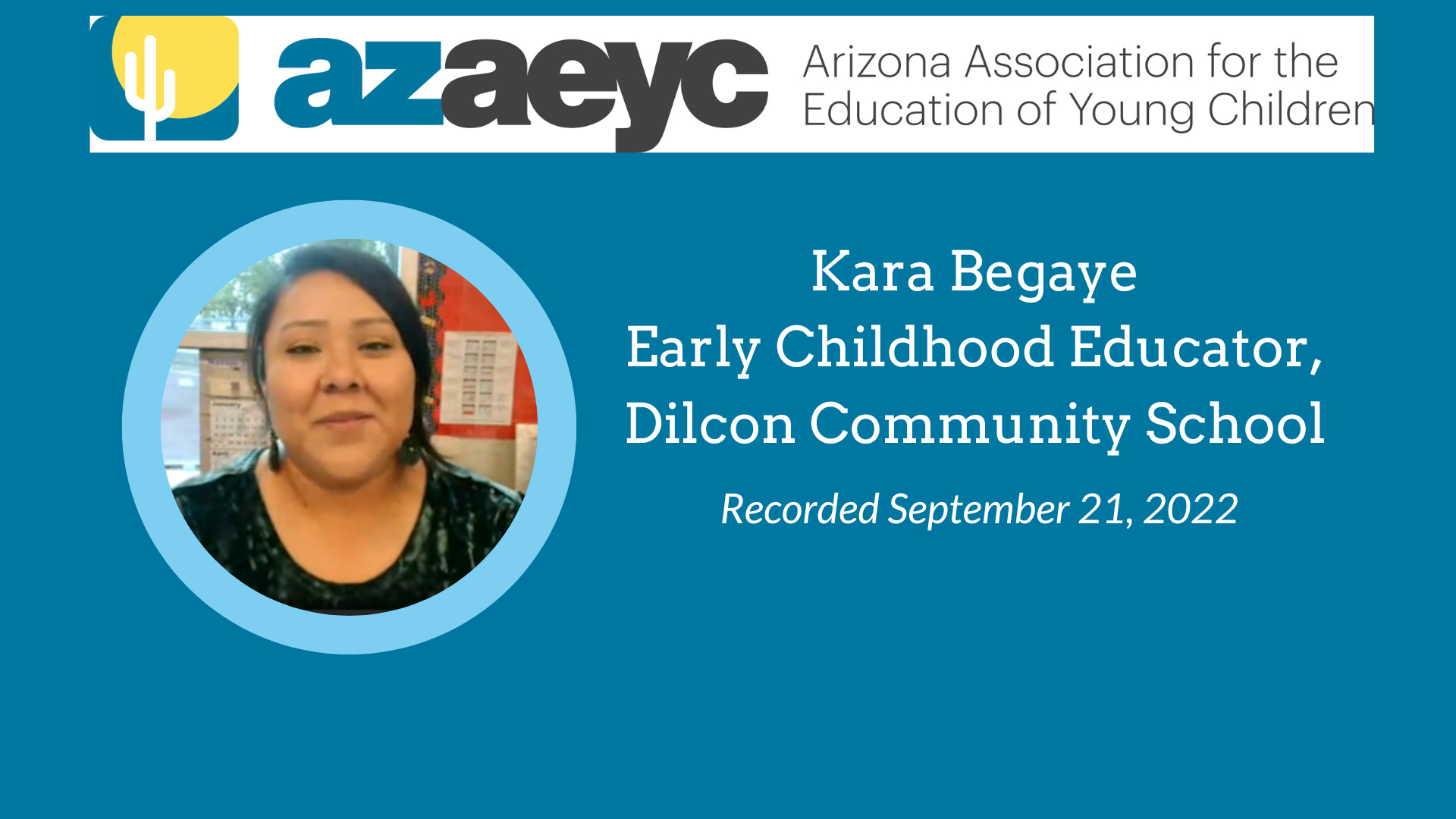 Meet Kara Begaye: Early Childhood Educator on the Navajo Nation | AzAEYC